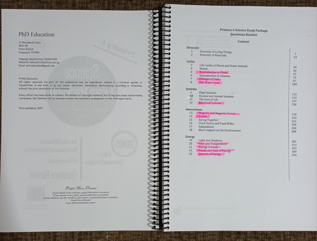 PSLE Science Exam Package, Hobbies & Toys, Books & Magazines ...
