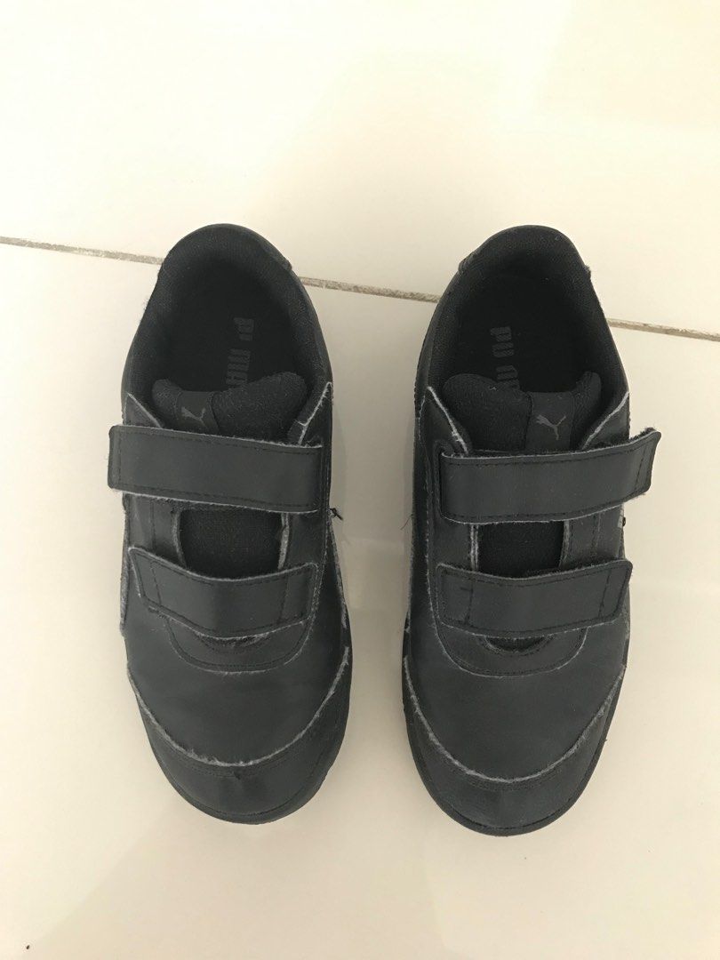 PUMA black Kids shoe, Babies & Kids, Babies & Kids Fashion on Carousell
