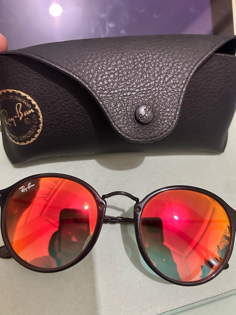 Ray Ban RB2447 round flexk sun glasses, Women's Fashion, Watches ...