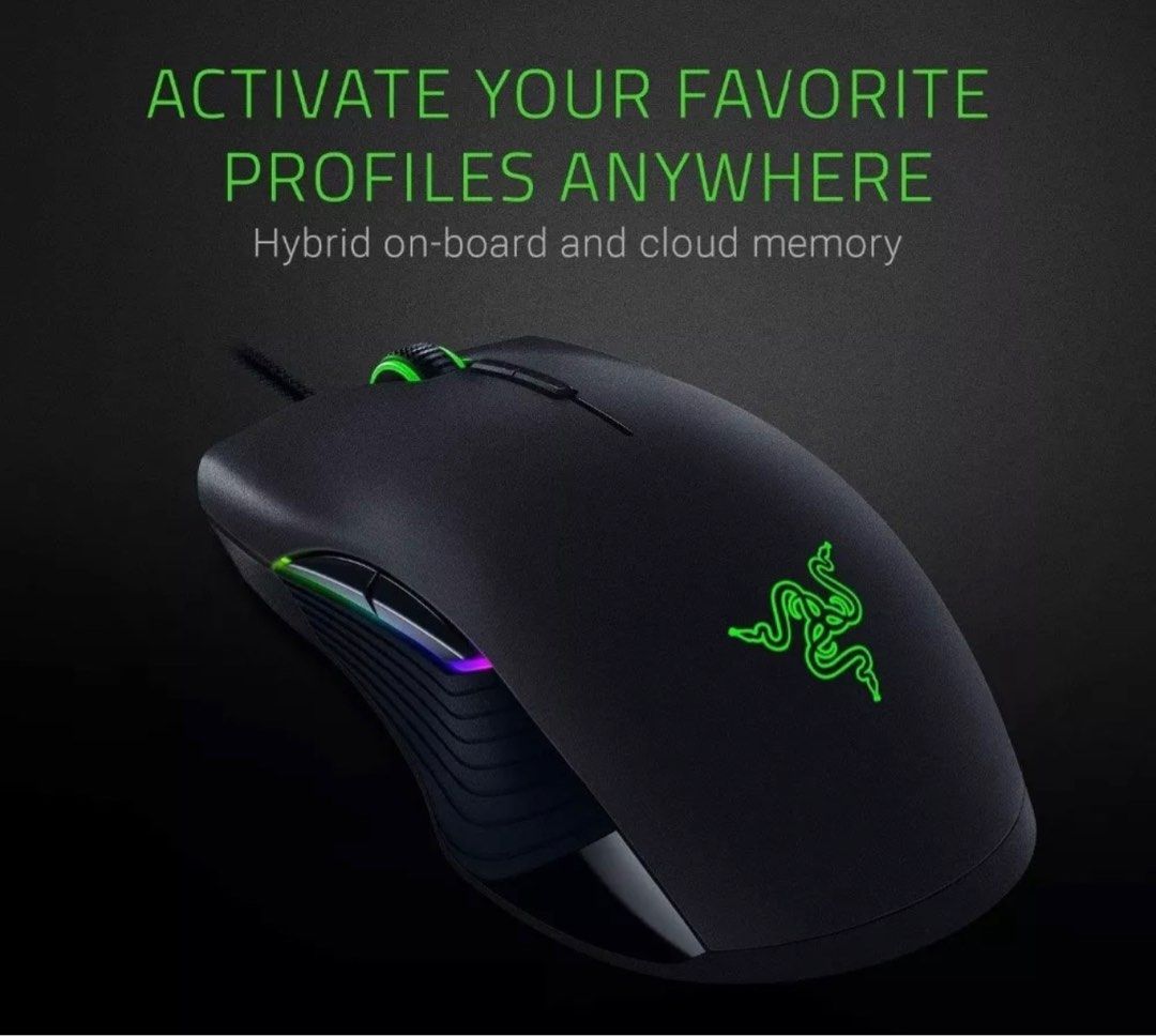 Razer Wired Optical Sensor Mouse 16000 DPI 9 Buttons Gaming Mouse ...