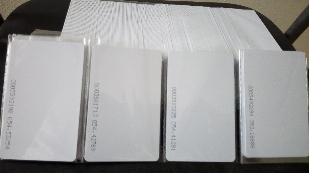 Rfid Proximity PVC Blank Cards - 125Khz, Computers & Tech, Office ...