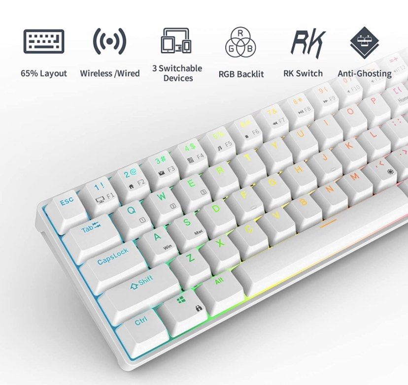 Royal Kludge RK68 Mechanical Keyboard for Windows and Mac, Computers ...