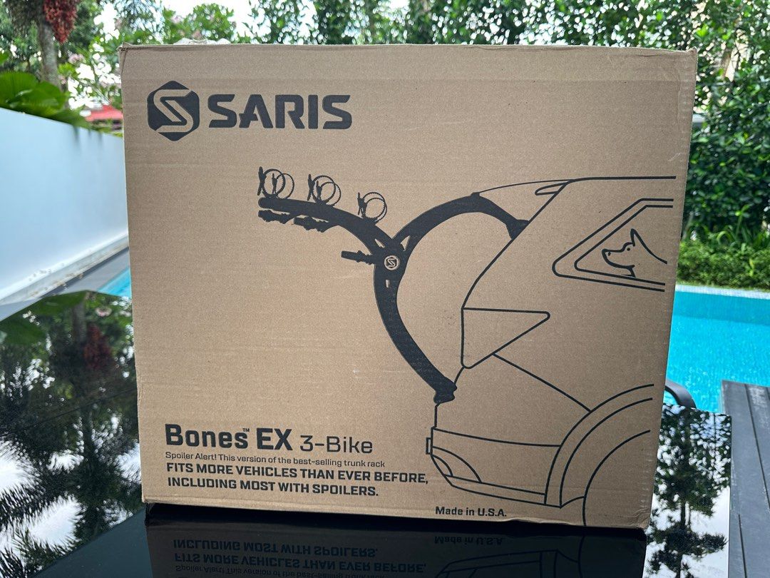 Saris Bones EX3 Bike Car Rack, Sports Equipment, Bicycles & Parts, Parts & Accessories on Carousell