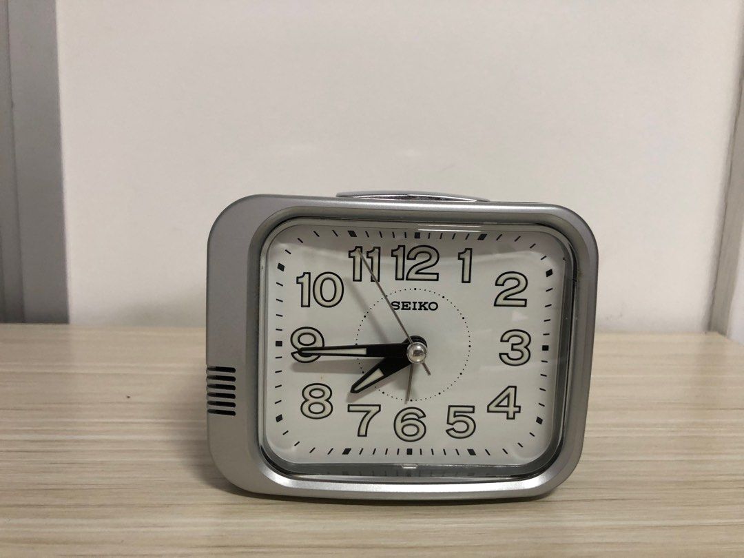 Seiko alarm clock, Furniture & Home Living, Home Decor, Clocks on Carousell