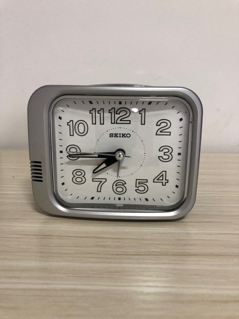 Seiko alarm clock, Furniture & Home Living, Home Decor, Clocks on Carousell