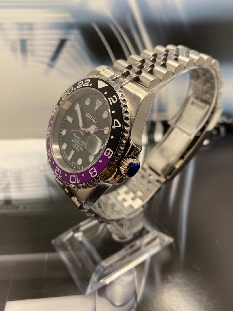 Seiko Mod Purple Submariner on Carousell