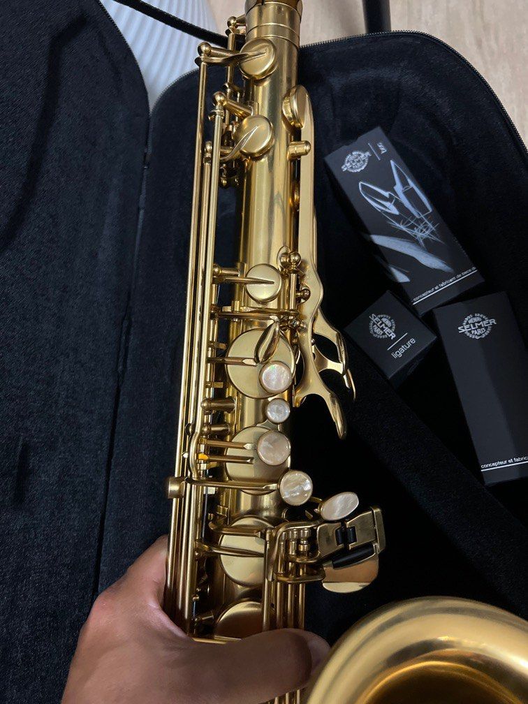 Selmer Paris SA serie ii gold lacquer jubilee ed tenor saxophone ...