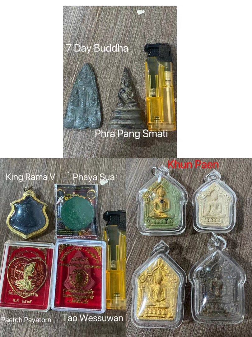 Seven Day Buddha Lp Kaew Phra Pang Amati Lp Phang King Rama V Wat Khao Daeng Paetch Payatorn Wat ...
