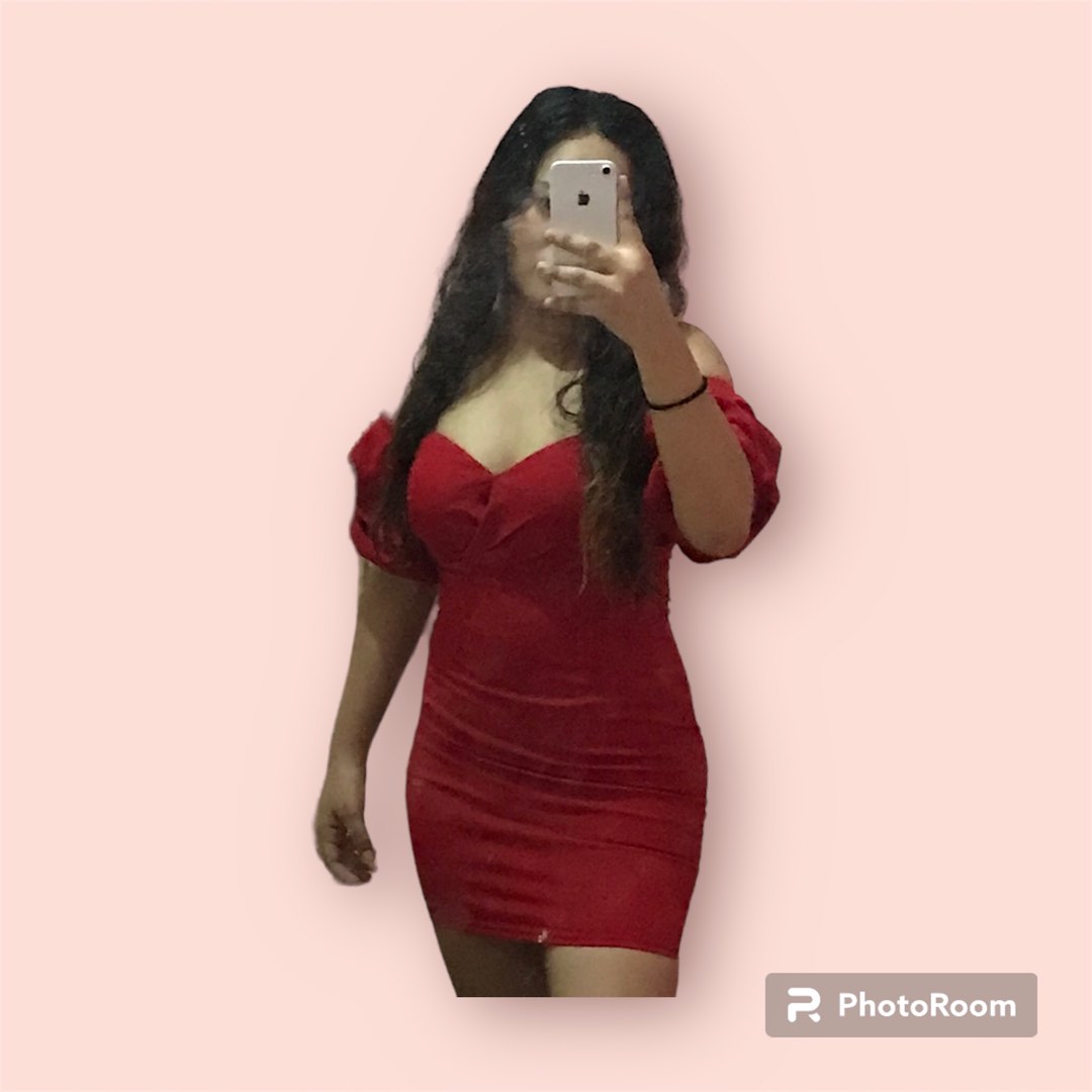 Sexy Fitted Red Dress On Carousell