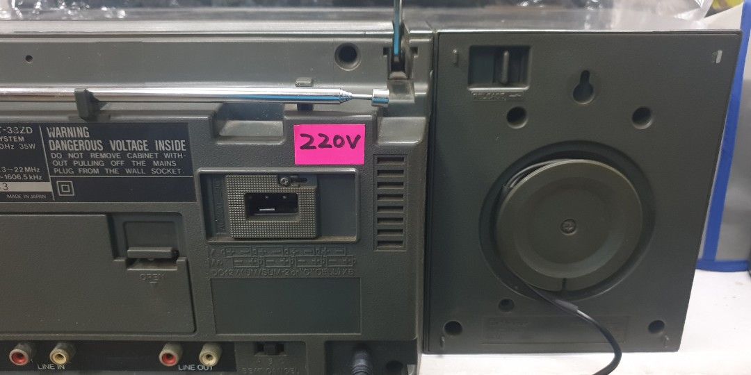 Sharp Vintage Boombox, Audio, Soundbars, Speakers & Amplifiers on Carousell