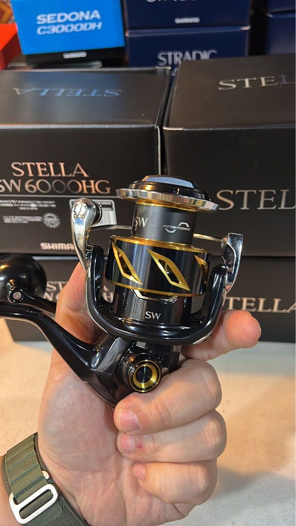 SHIMANO STELLA SW6000HG, 運動產品, 釣魚 - Carousell