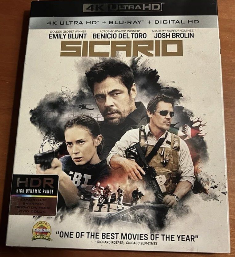 Sicario I & II 4K UHD/BR with OOP slipcovers, Hobbies & Toys, Music ...