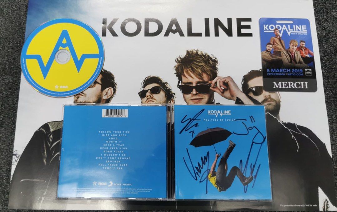 SIGNED Kodaline CD bundle, Hobbies & Toys, Music & Media, CDs & DVDs on ...