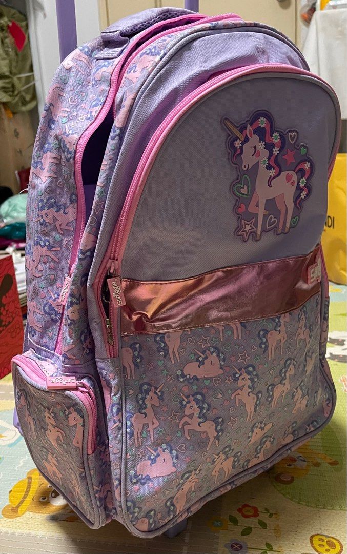 Smiggle Trolley Bag (Large), Women's Fashion, Bags & Wallets, Backpacks ...