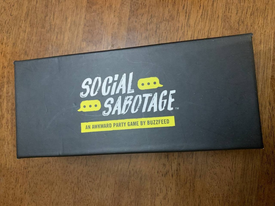 Social Sabotage Card Game by Buzzfeed on Carousell