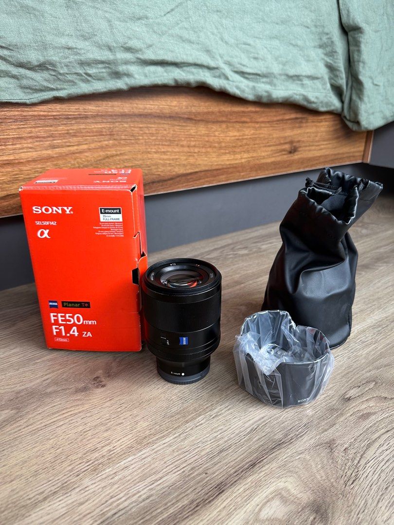 Sony 50mm F1.4 Planar ZA Zeiss, Photography, Lens & Kits on Carousell