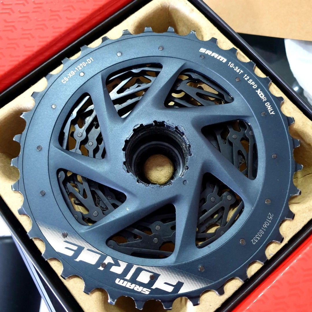 SRAM FORCE 12speed 10-36T cassette, Sports Equipment, Bicycles & Parts ...