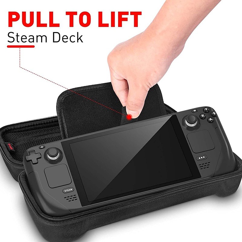Steam Deck Storage Bag Hard Casing Pouch for Steam Deck, Video Gaming ...