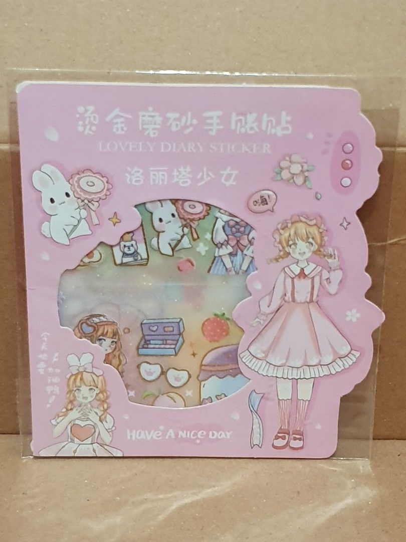 Sticker gemoy nice day, Buku & Alat Tulis, Alat Tulis di Carousell