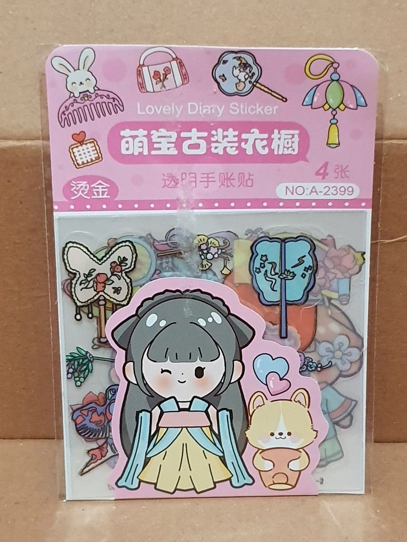 Sticker traditional suite, Buku & Alat Tulis, Alat Tulis di Carousell