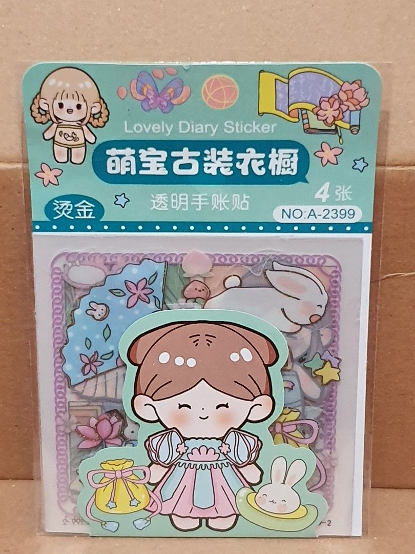 Sticker traditional suite, Buku & Alat Tulis, Alat Tulis di Carousell