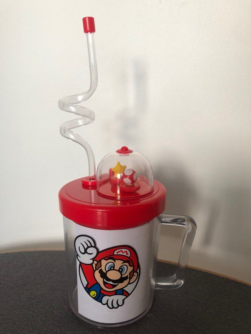 Super Mario kids twisty straw cup from universal studios japan, Babies ...