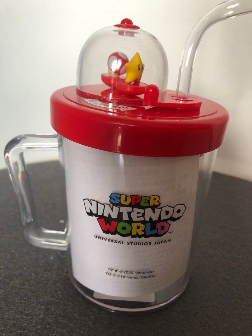 Super Mario kids twisty straw cup from universal studios japan, Babies ...