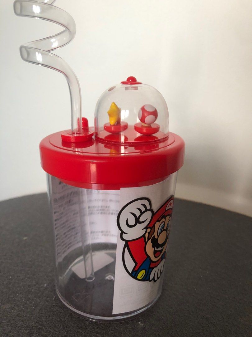 Super Mario kids twisty straw cup from universal studios japan, Babies ...