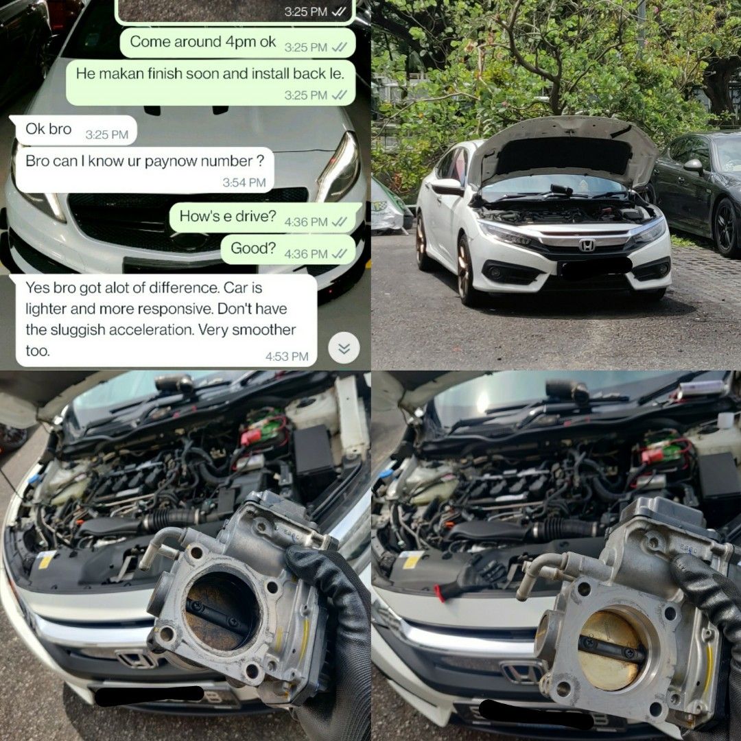 Throttle body port and polish Altis vios Camry kia freed shuttle forte stinger civic getz avante ...