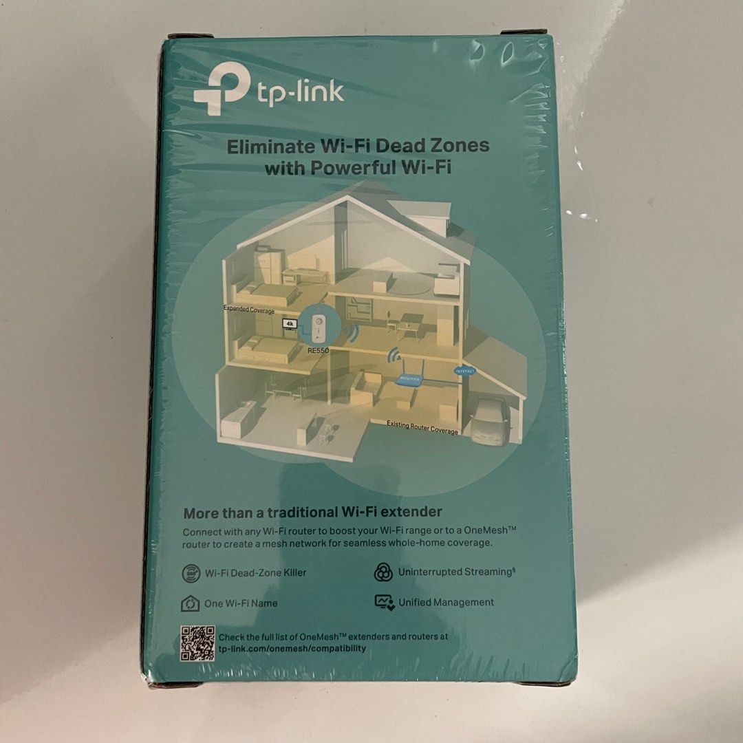 TP-LINK RE550 AC1900 Wi-Fi Range Extender, Computers & Tech, Office ...
