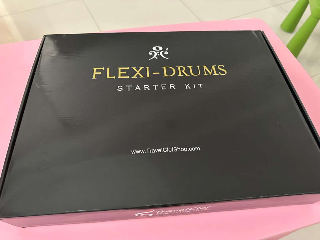 TravelClef Flexi Drum Full Set, Hobbies & Toys, Music & Media, Musical ...