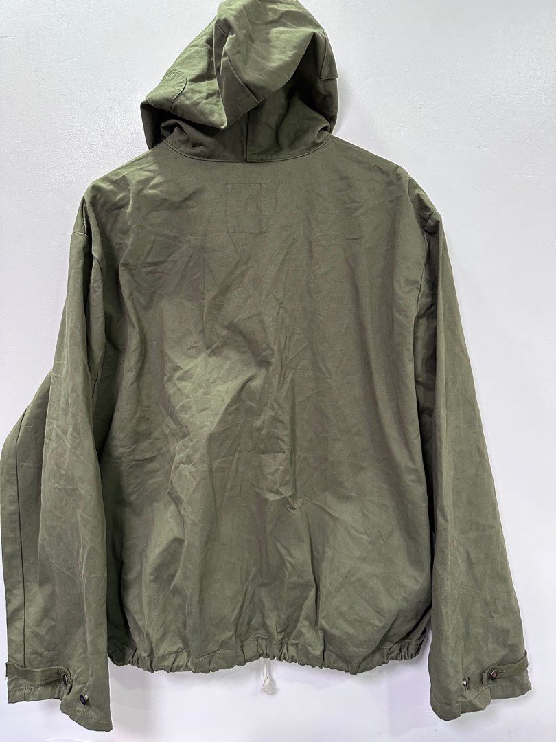 UNCLE FU | U.S.N. Stamped Lace Up Parka Jacket on Carousell