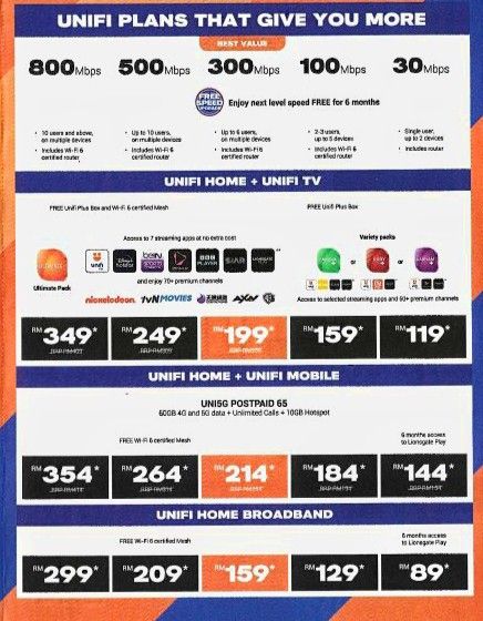 UNIFI FIBER - HOME BROADBAND, Services, Others on Carousell