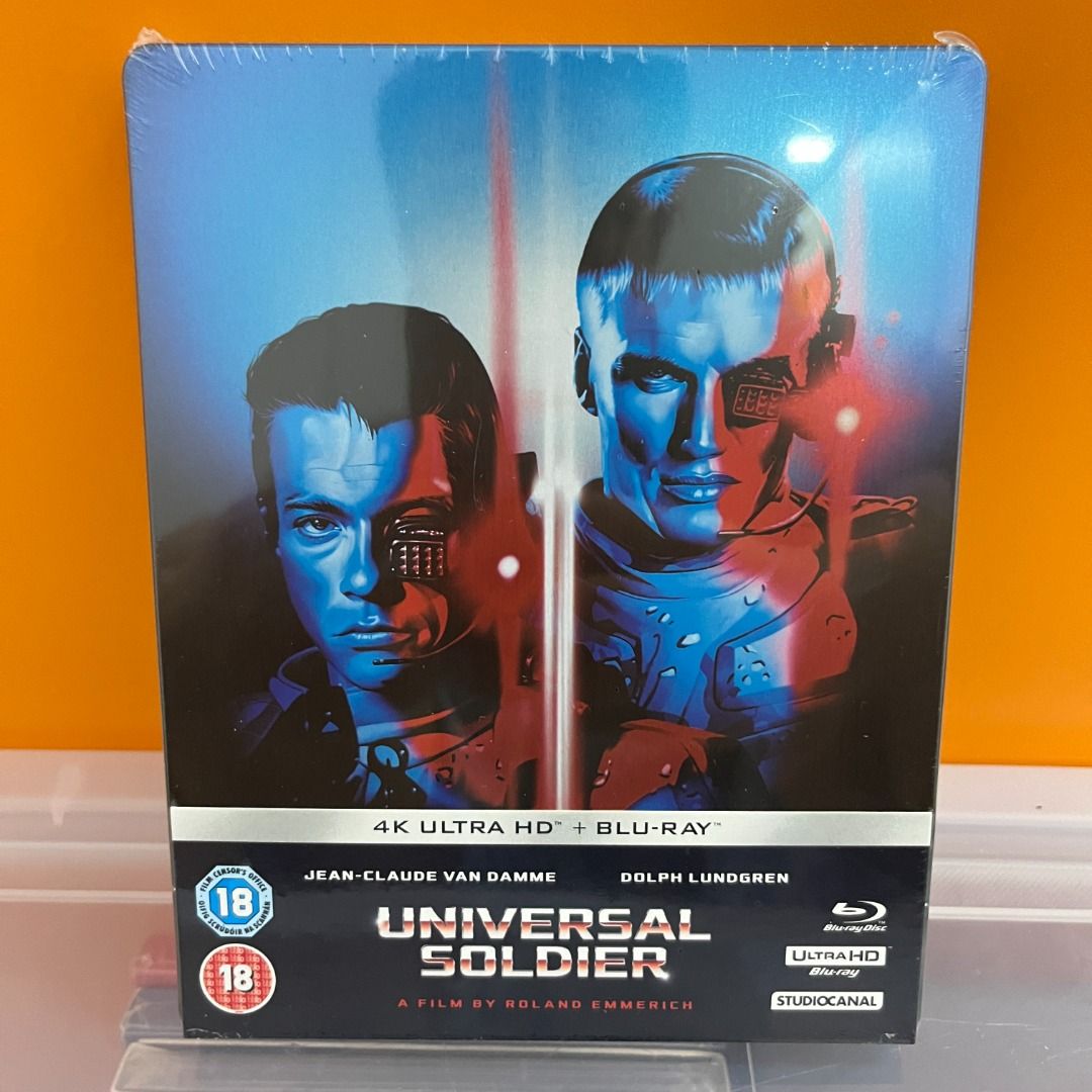 Universal Soldier 4K Blu-ray, Zavvi Exclusive SteelBook, 興趣及遊戲, 音樂、樂器 ...