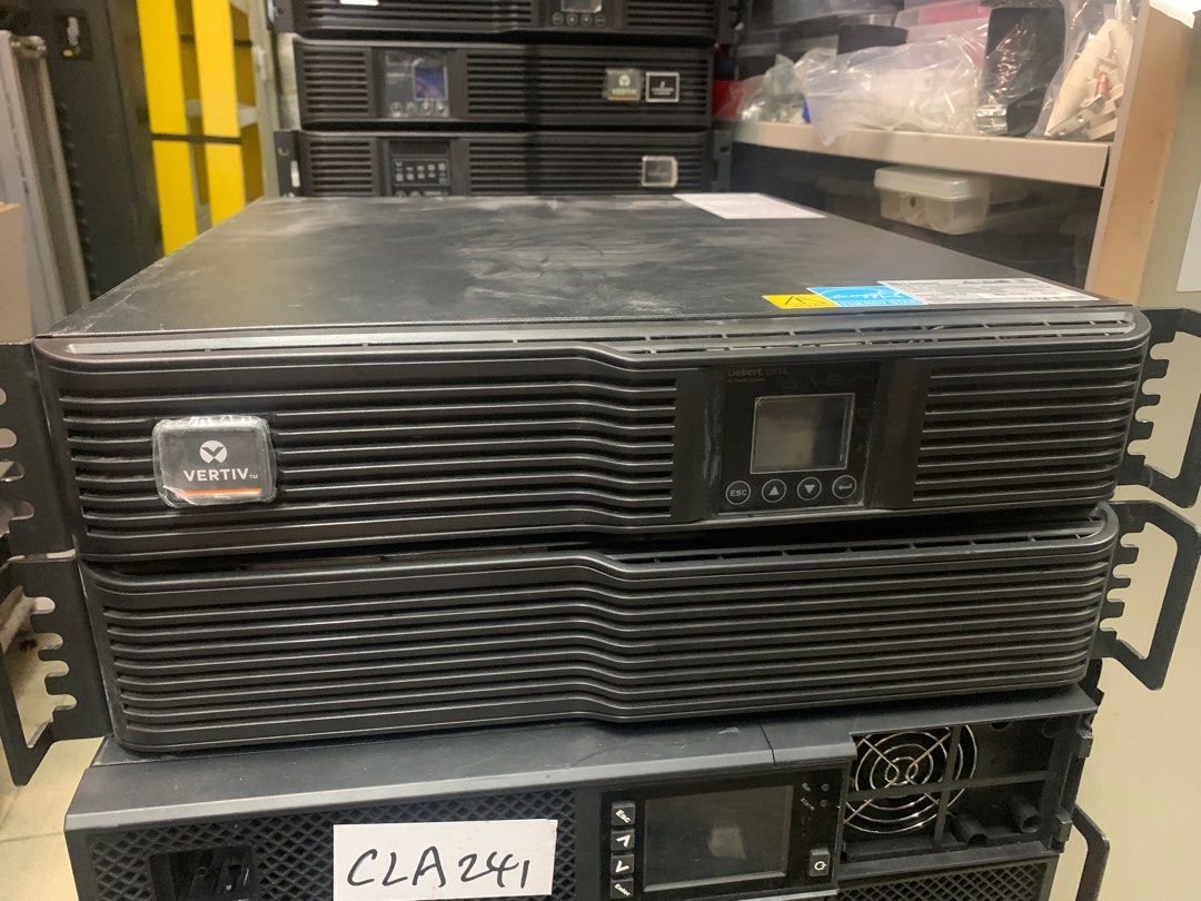 VERTIV UPS GXT4-1500RT230 GXT4-1500RT230 with Vertiv Liebert External 9Ah, 48V Battery bank, 電腦 ...