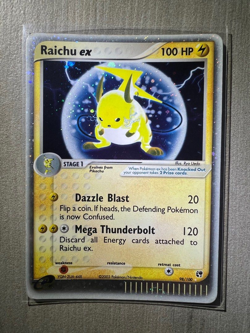 [Vintage] Raichu ex Ultra Rare Pokemon Card, Hobbies & Toys, Toys ...