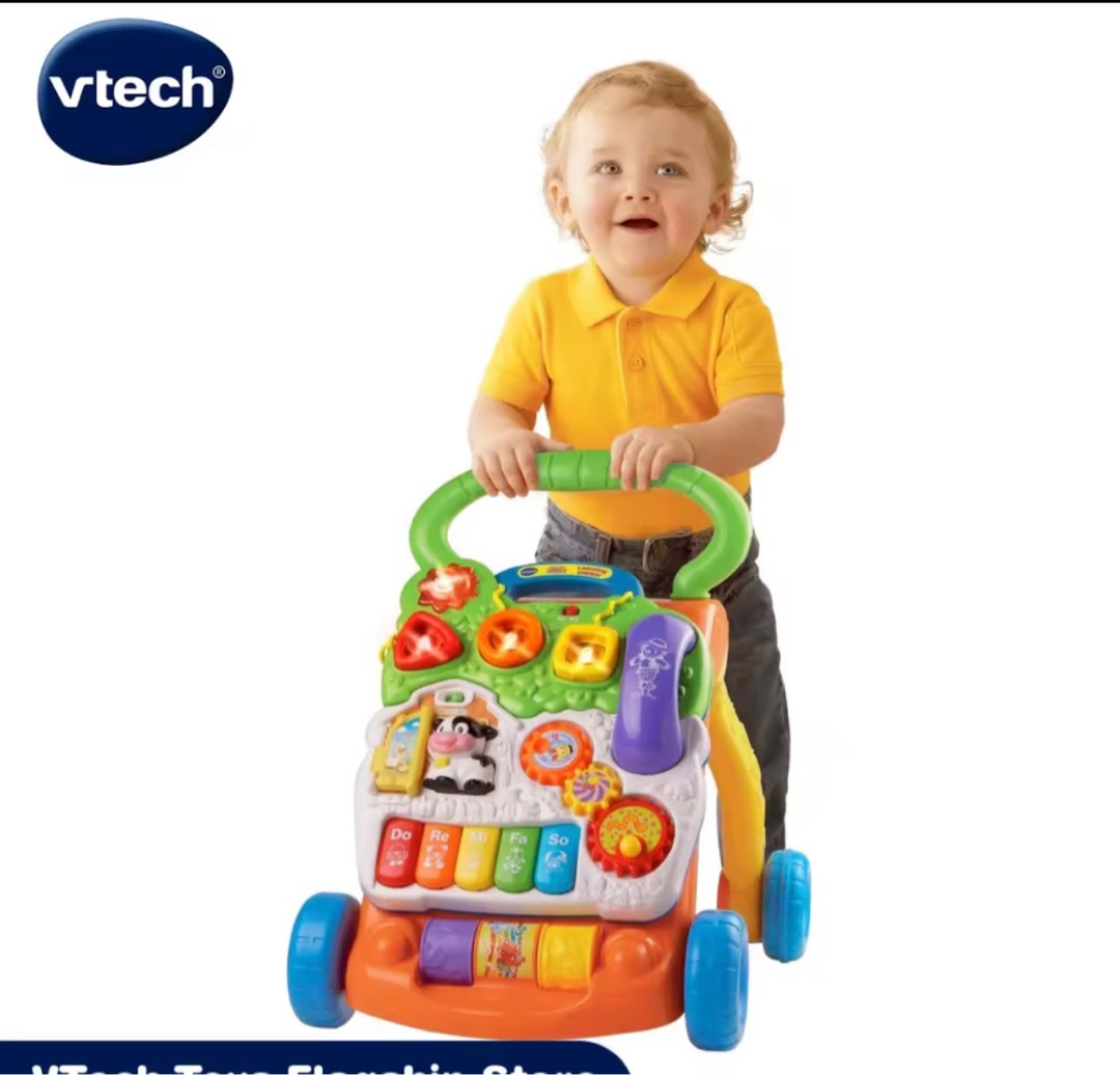 Vtech push walker with box on Carousell