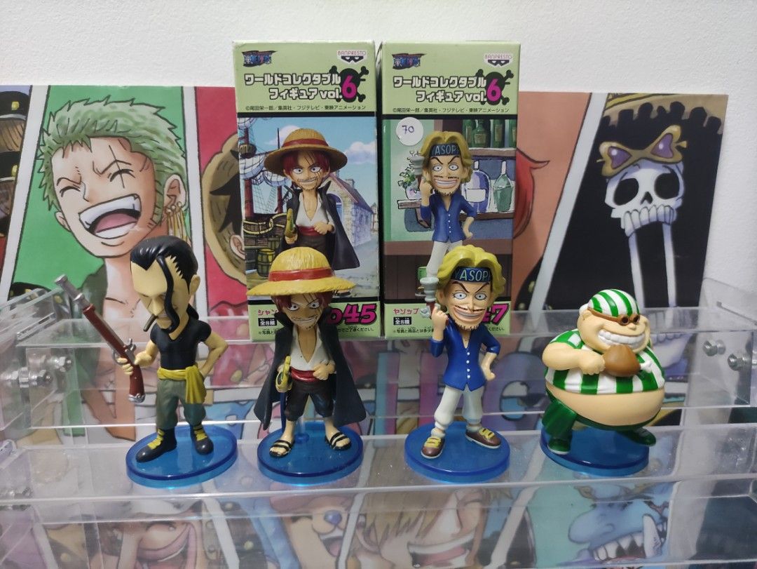 Wcf one piece shanks benn yasopp lucky roo, Hobbies & Toys, Toys ...