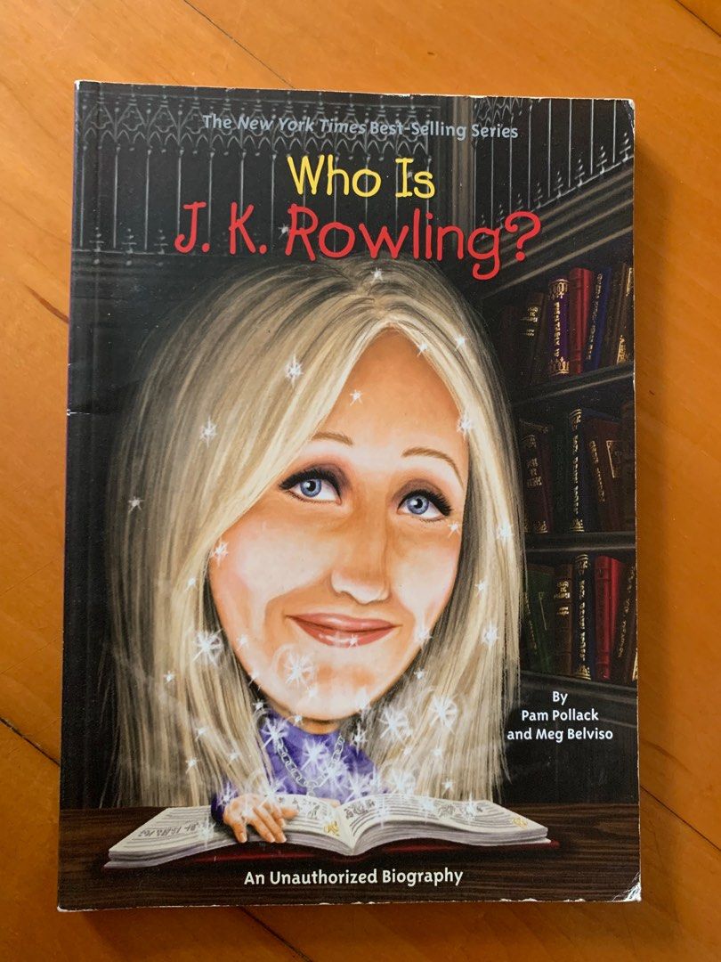 Who is J. K. Rowling?, 興趣及遊戲, 書本 & 文具, 小朋友書 - Carousell