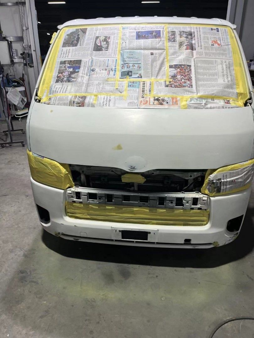 WHOLE HIACE VAN SPRAY PAINT SERVICE, Car Accessories, Car Workshops ...