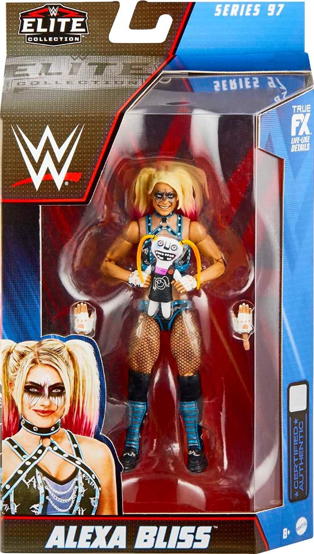 WWE Elite Alexa Bliss / Mandy Rose / Big E / Farooq Asad / Rick Boogs, 興趣及遊戲, 玩具 & 遊戲類 - Carousell