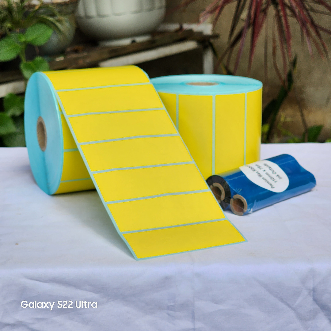 Yellow Price Tag Sticker Labels on Carousell