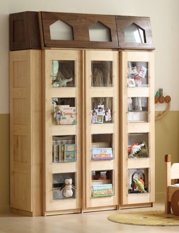 Zoomily music house wardrobe all solid wood children's combination ...