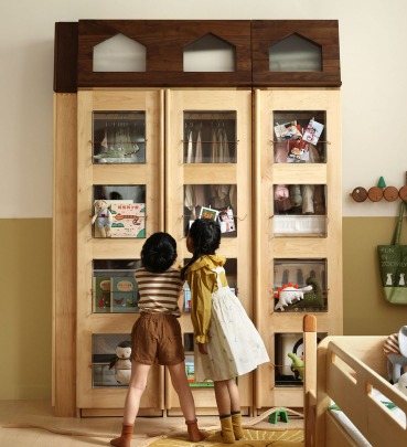 Zoomily music house wardrobe all solid wood children's combination ...