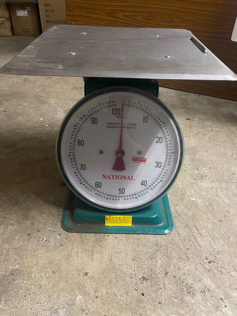 100kg Lian Seng weighing scale, Health & Nutrition, Health Monitors ...