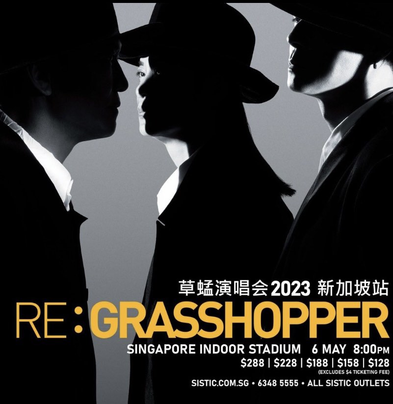 4xCat 1 Grasshopper Concert Tickets, Tickets & Vouchers, Event Tickets ...
