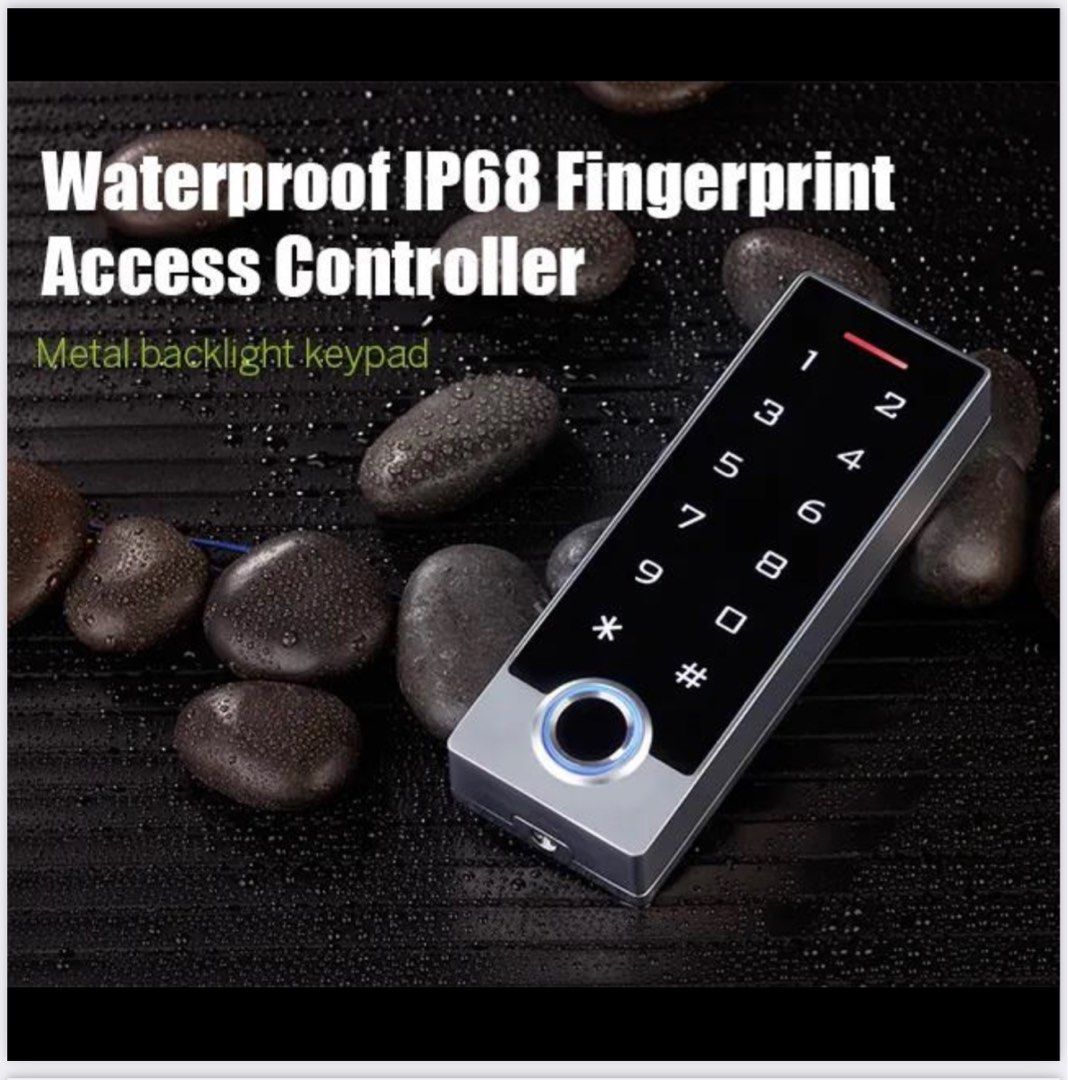 7-STAR* Tuya Wifi IP68 Waterproof 3 in 1 Fingerprint/Keypad Pin/Mifare MF IC Card Door Access ...