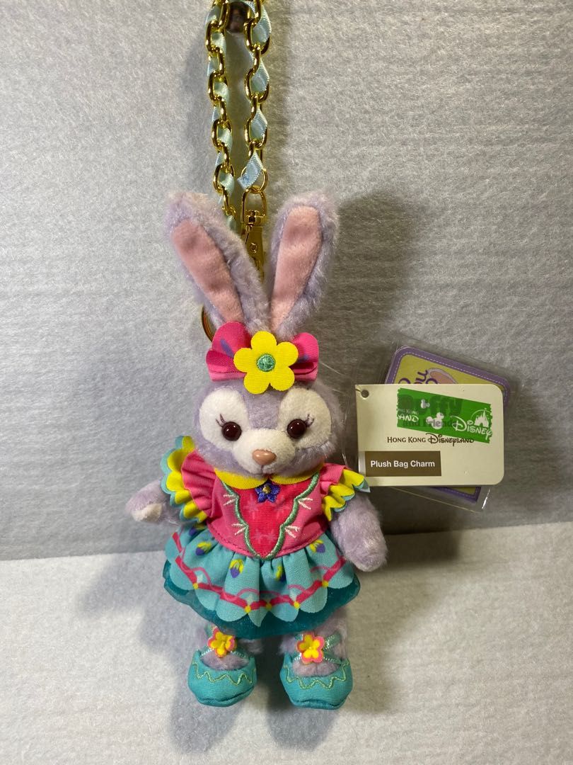 香港迪士尼樂園 2022 春日系列限定 特別版 Stellalou keychain 匙扣 掛件 港迪 Hong Kong ...