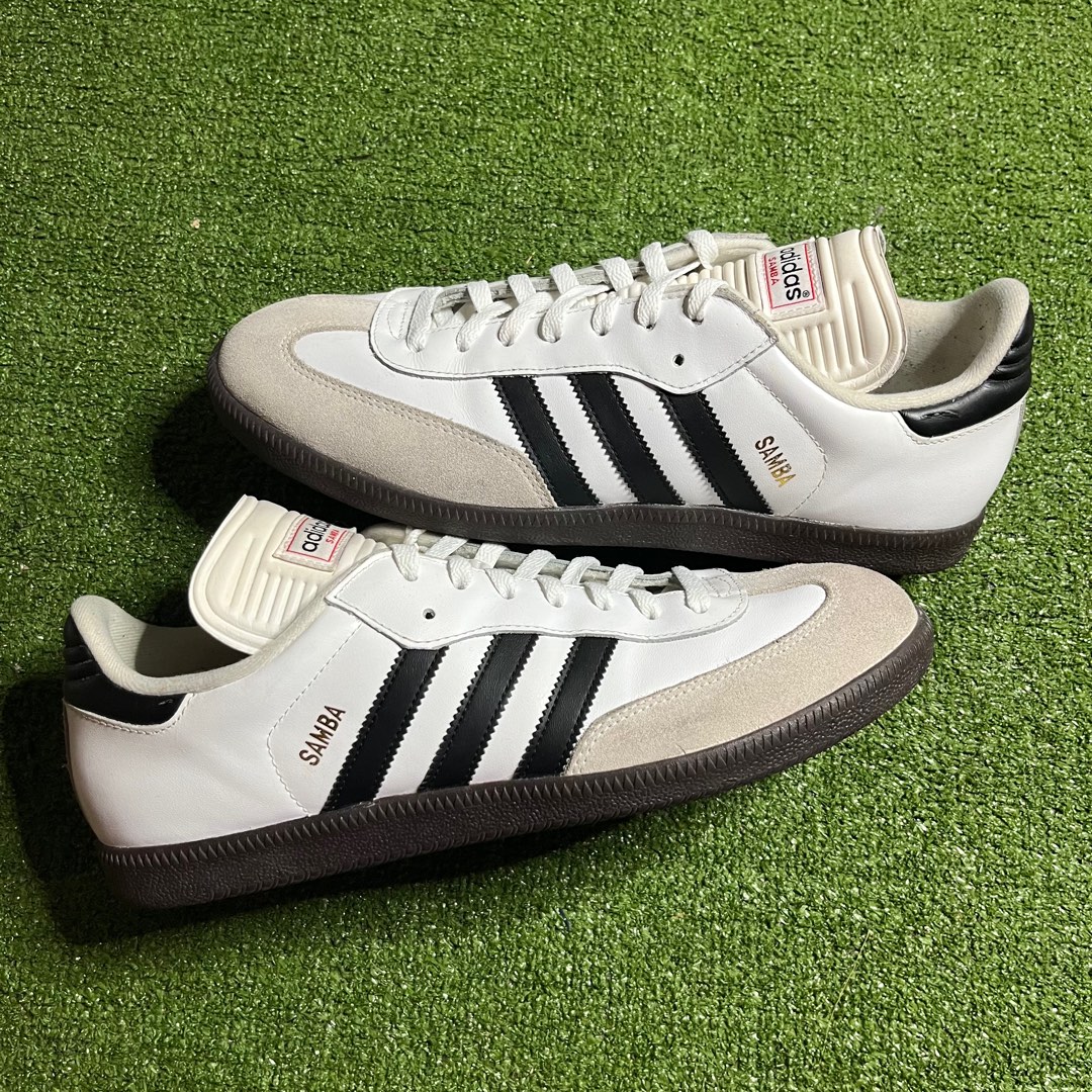 Adidas Samba Classic White, Men's Fashion, Footwear, Sneakers on Carousell