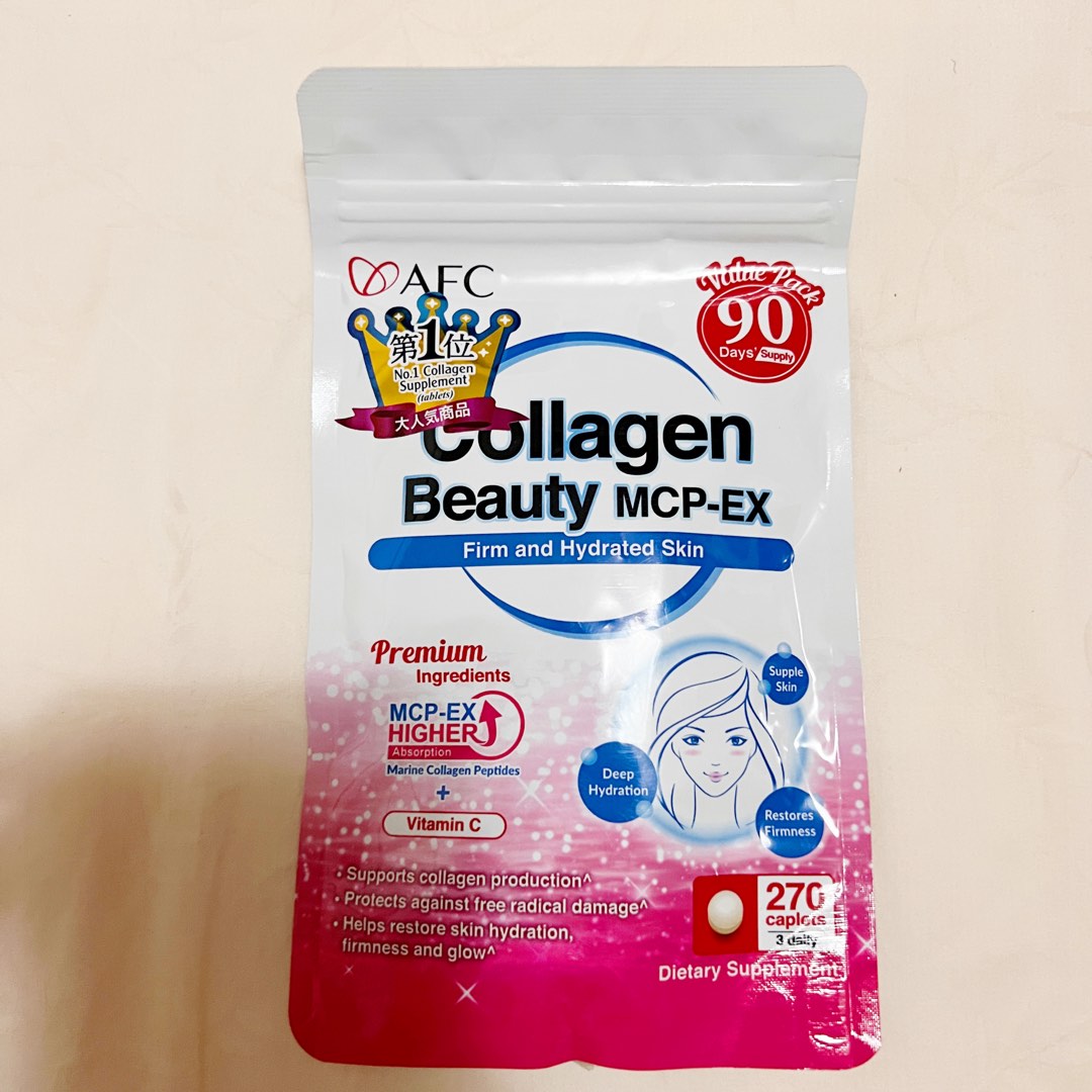 AFC Collagen Beauty MCP-EX 270s, Health & Nutrition, Health Supplements ...